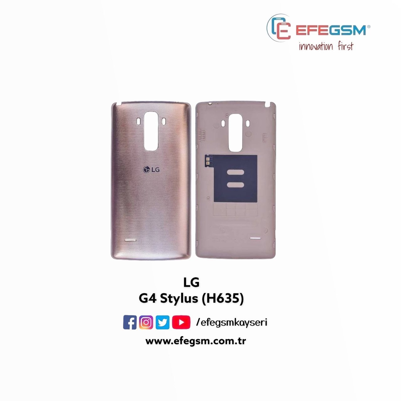 LG G4 Stylus (H635) Arka Kapak - EFEGSM